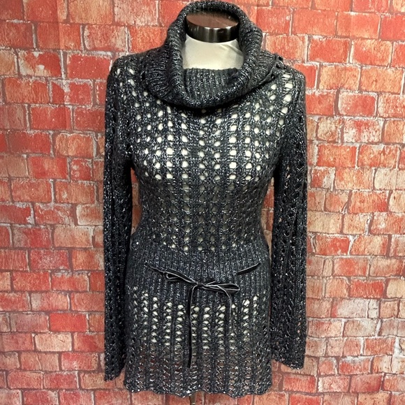 Chaudry Kc | Sweaters | Chaudry Kc Silver Gray Cowl Neck Sweater | Poshmark